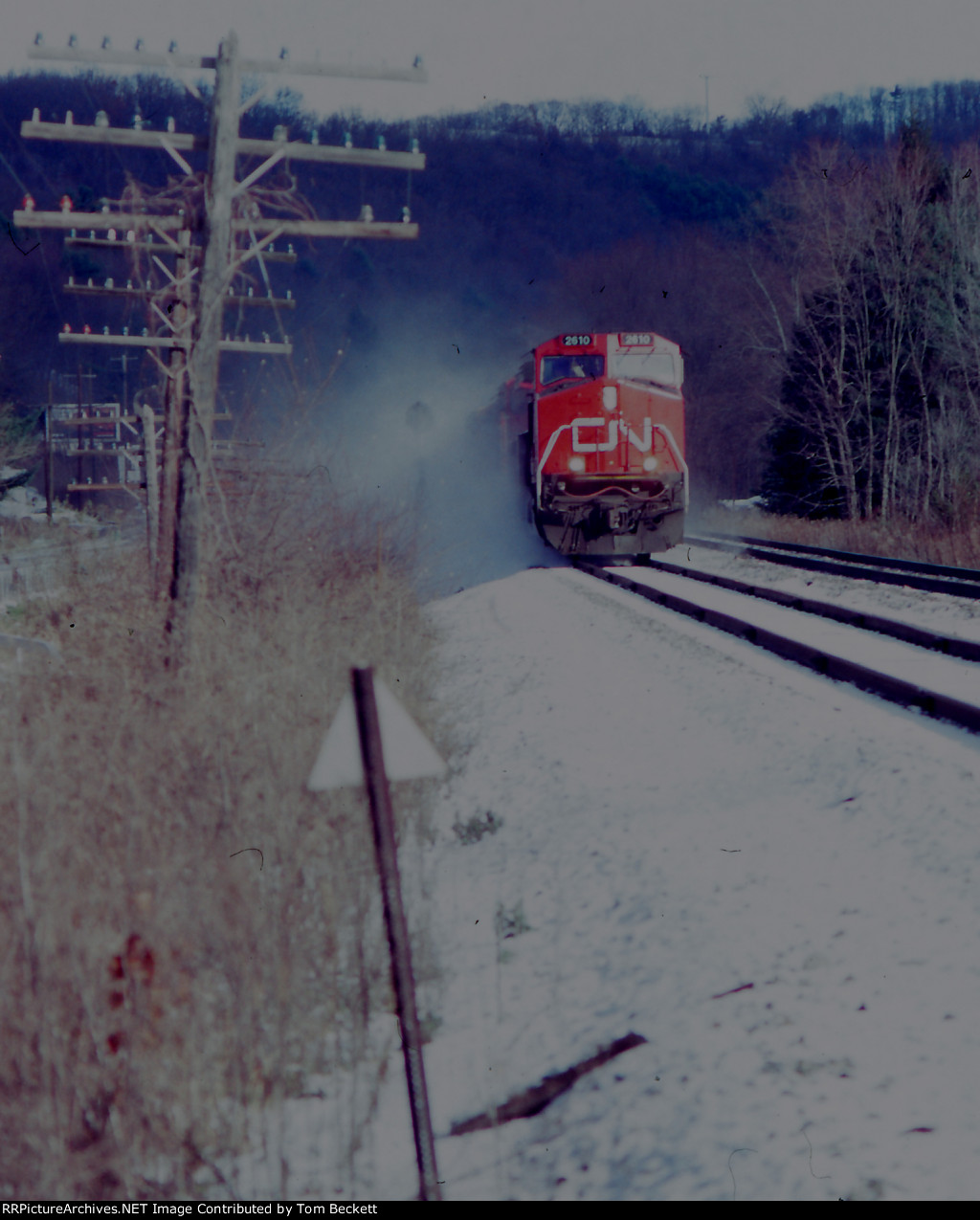 41T kicks up the snow